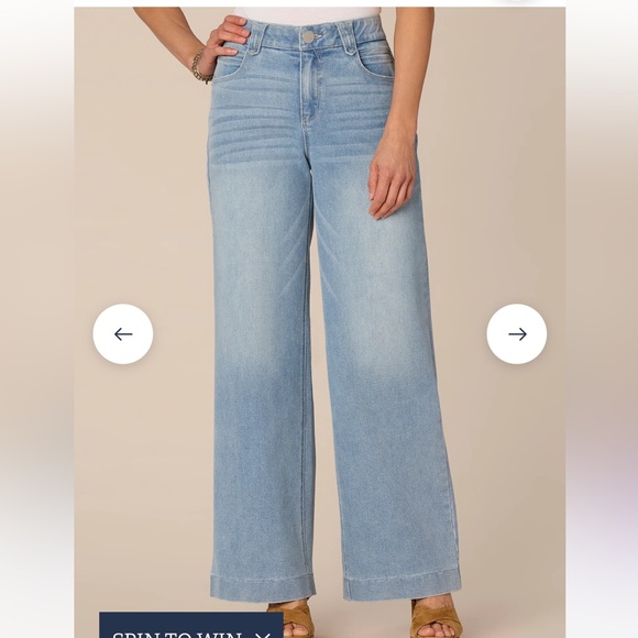 Democracy | Jeans | Democracy Light Blue Flare Wide Leg Jeans | Poshmark